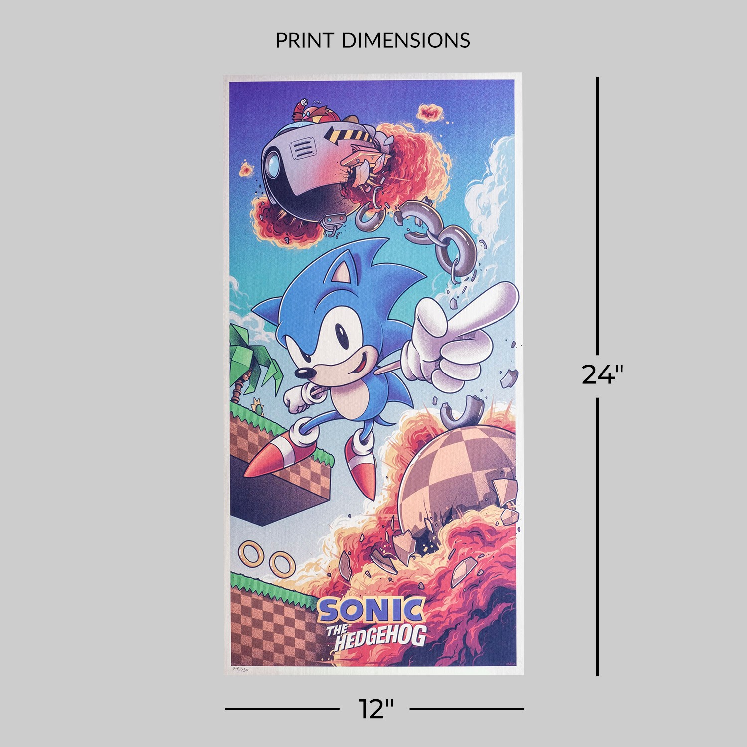 Sonic the Hedgehog Art Print by Moor-Art Gallery | Sideshow Collectibles