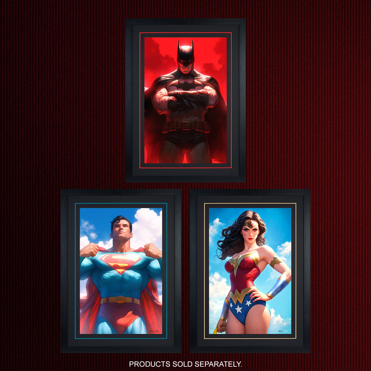 Justice League Trinity: Batman™ Fine Art Print by Prabath Wijayantha ...