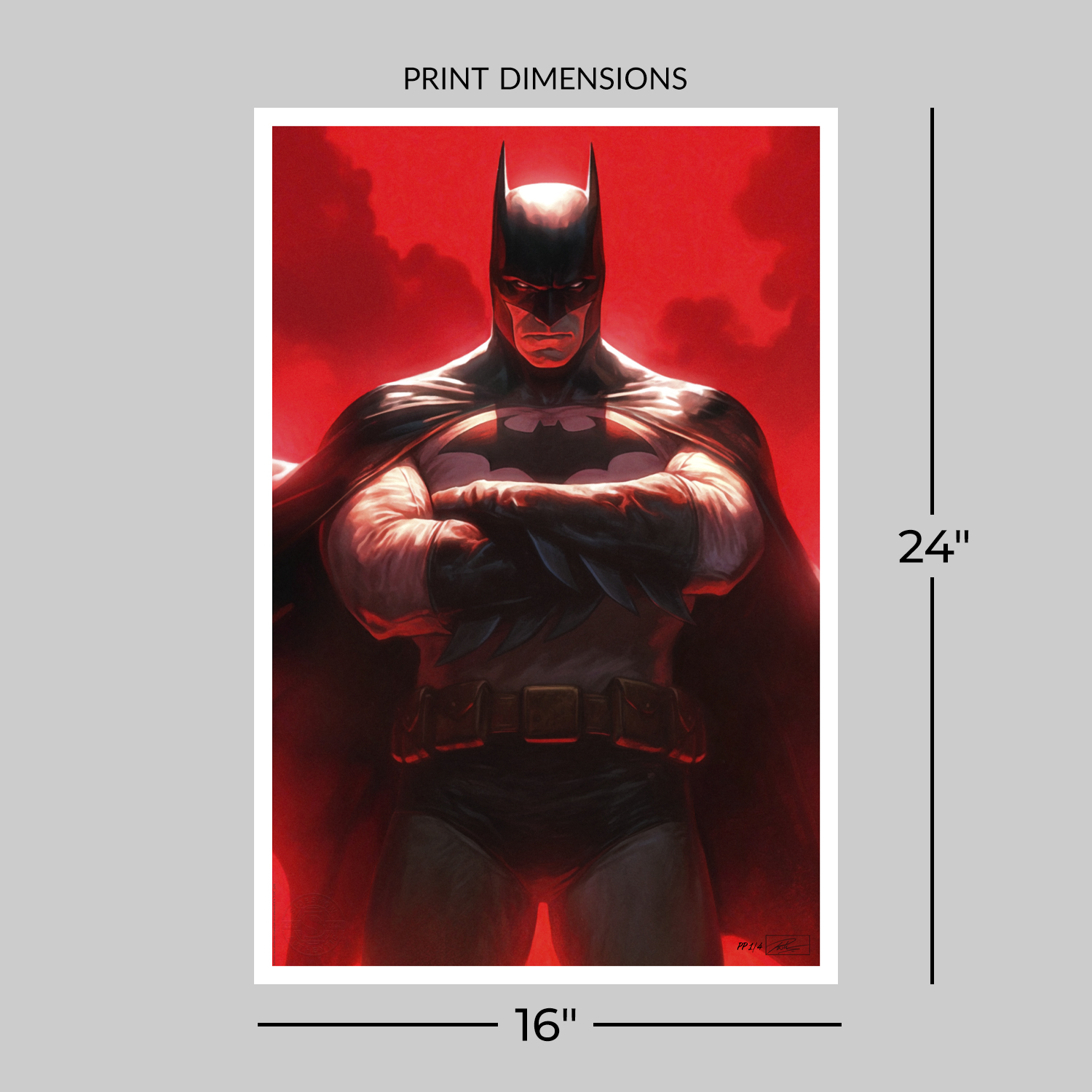Justice League Trinity: Batman™ Fine Art Print by Prabath Wijayantha ...