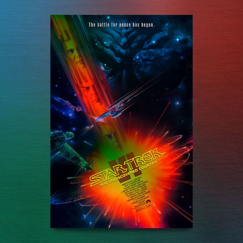 Star Trek VI: The Undiscovered Country Foil Variant Movie Poster by ...