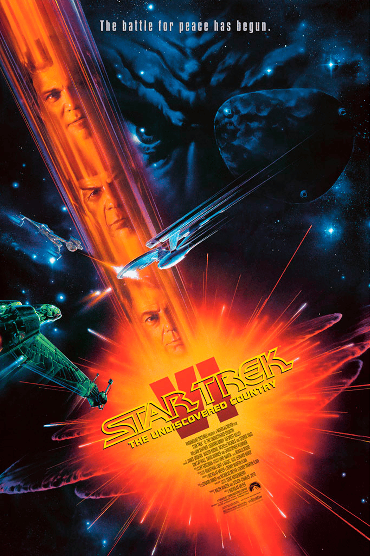 Star Trek VI: The Undiscovered Country Movie Poster by Vice Press ...