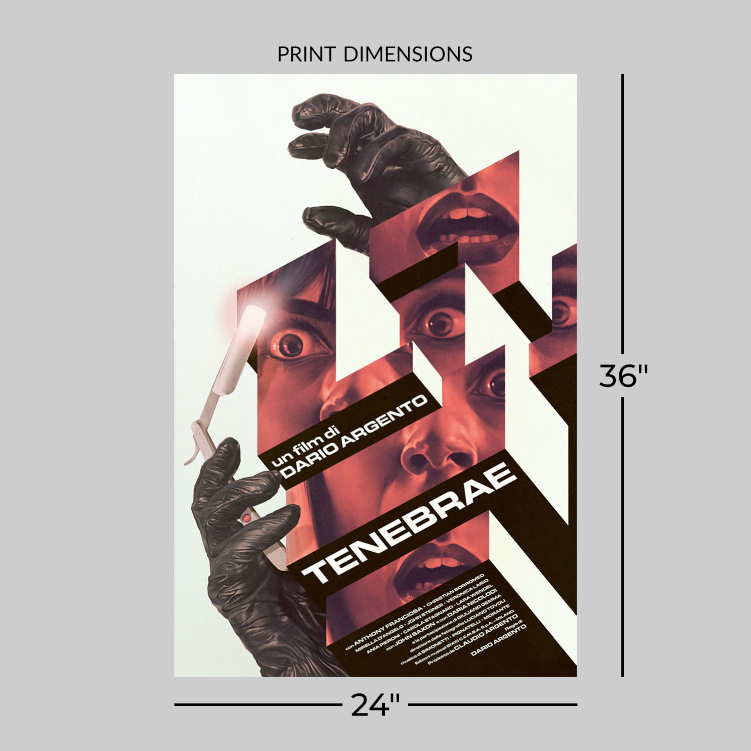 Tenebrae Movie Poster by Vice Press | Sideshow Collectibles