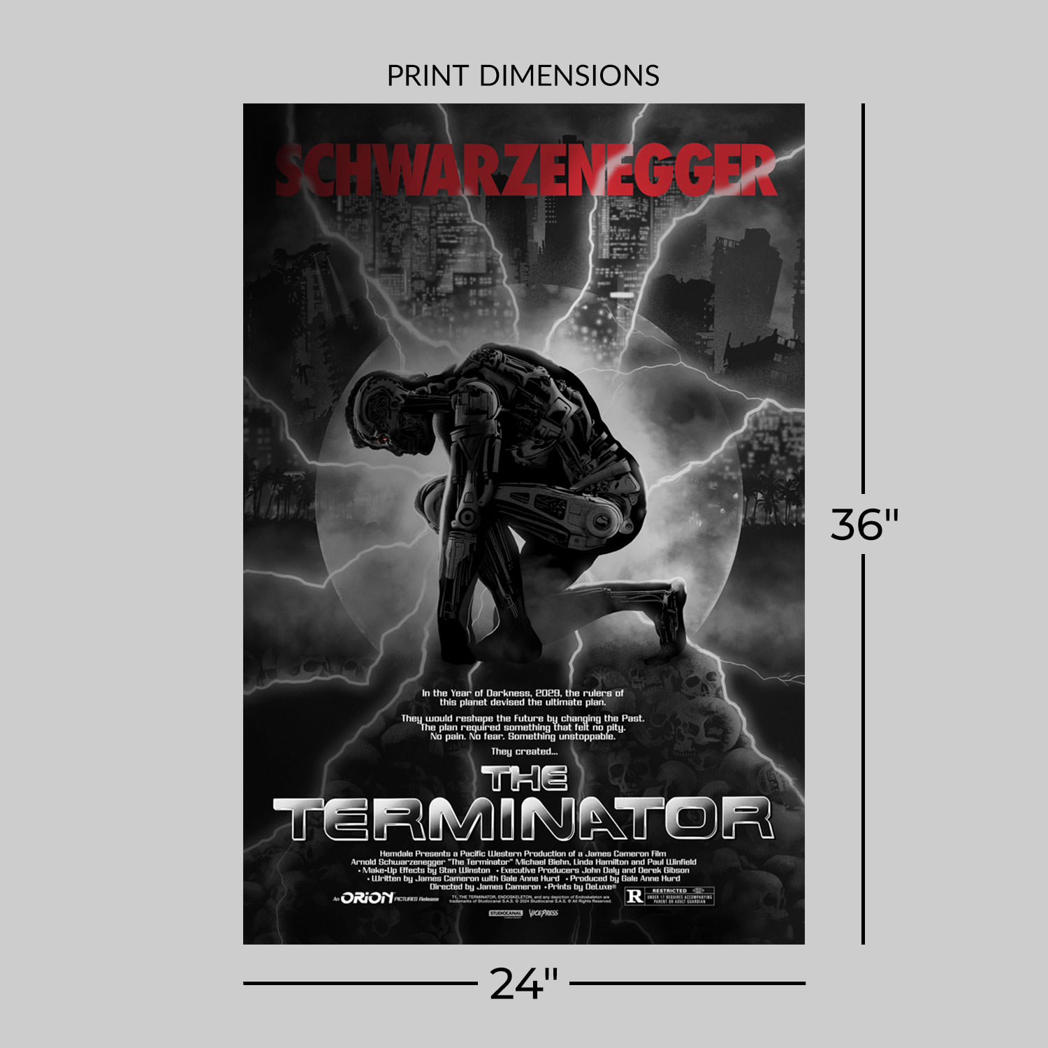 The Terminator Movie Poster by Vice Press | Sideshow Collectibles