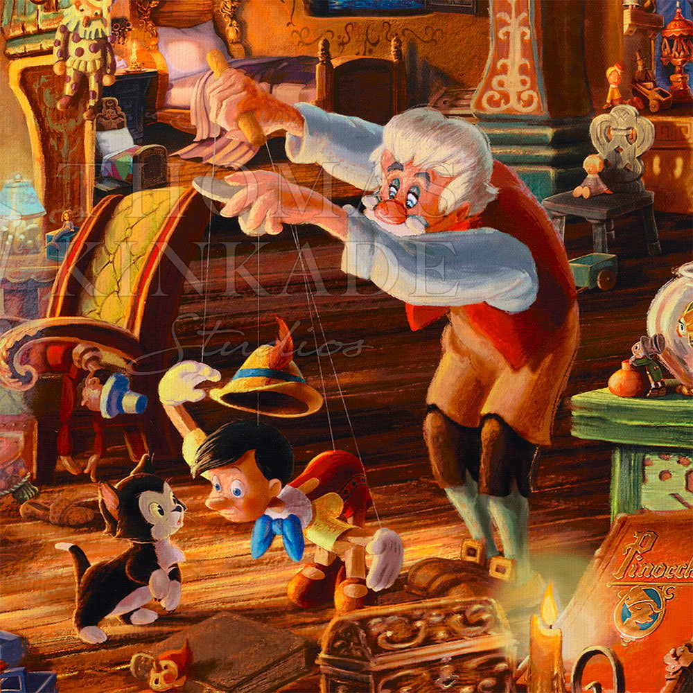 Geppetto's Pinocchio Art Print by Art Brand Studios | Sideshow Collectibles
