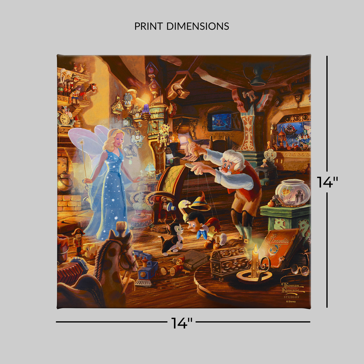Geppetto's Pinocchio Art Print by Art Brand Studios | Sideshow Collectibles