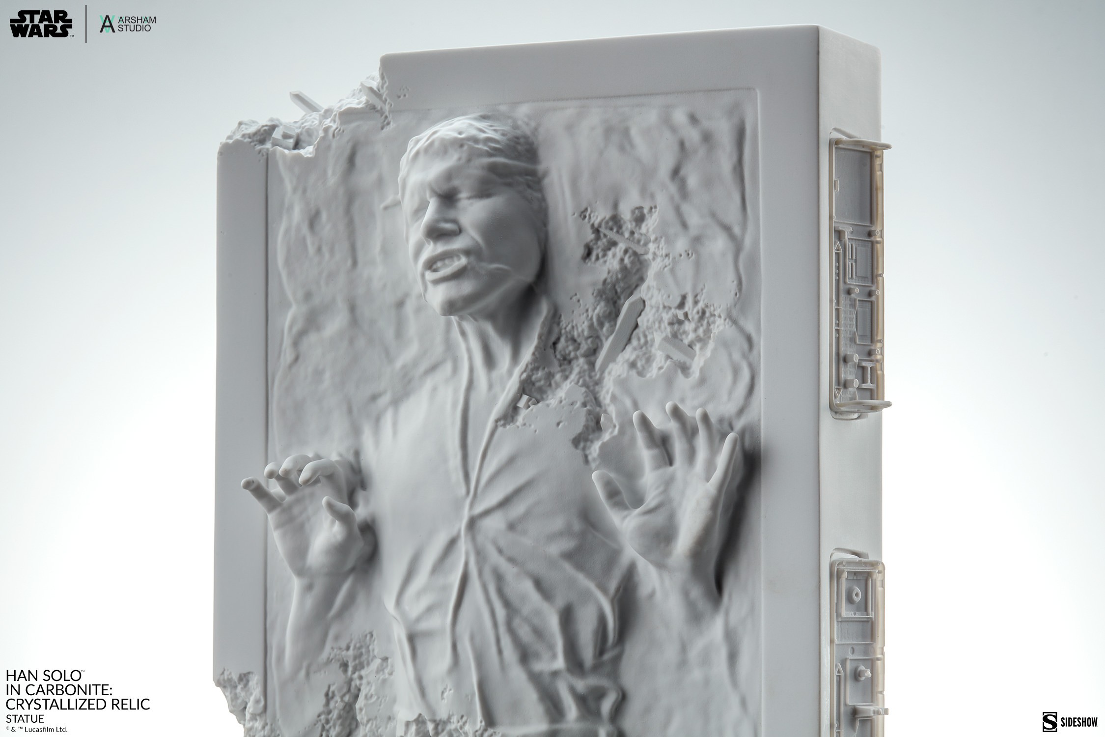 Han Solo™ in Carbonite™: Crystallized Relic Statue by Sideshow ...