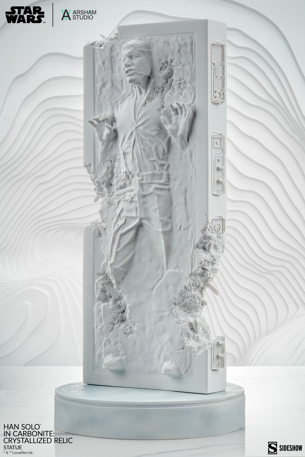 Han Solo™ in Carbonite™: Crystallized Relic Statue by Sideshow ...