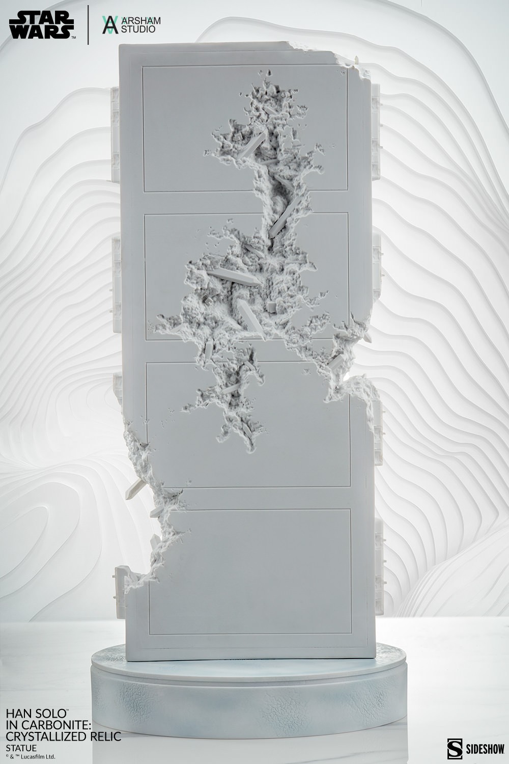 Han Solo™ in Carbonite™: Crystallized Relic Statue by Sideshow ...