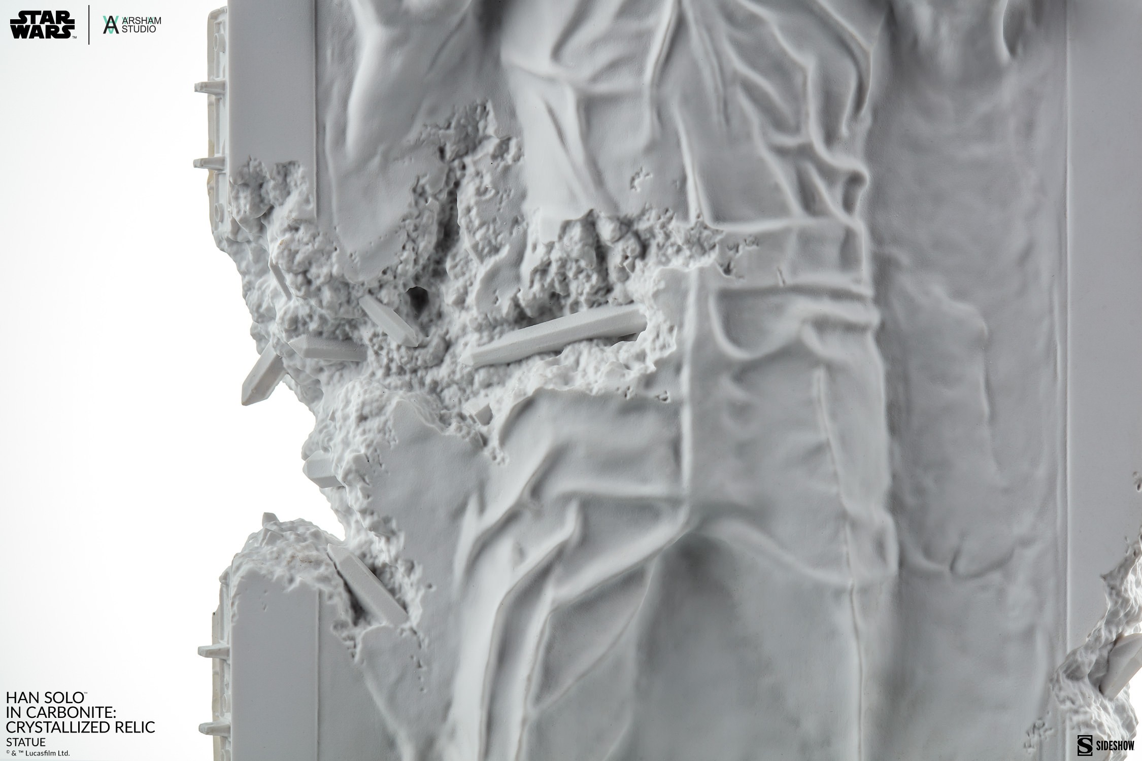 Han Solo™ in Carbonite™: Crystallized Relic Statue by Sideshow ...