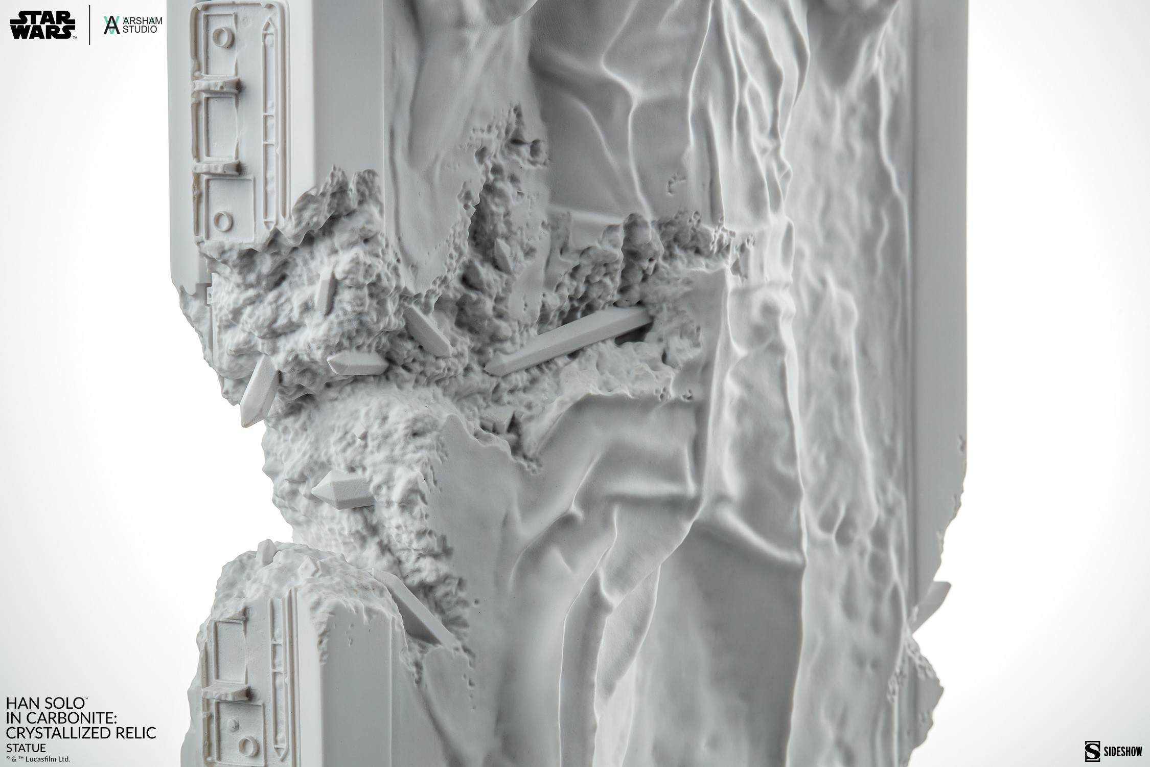 Han Solo™ in Carbonite™: Crystallized Relic Statue by Sideshow ...