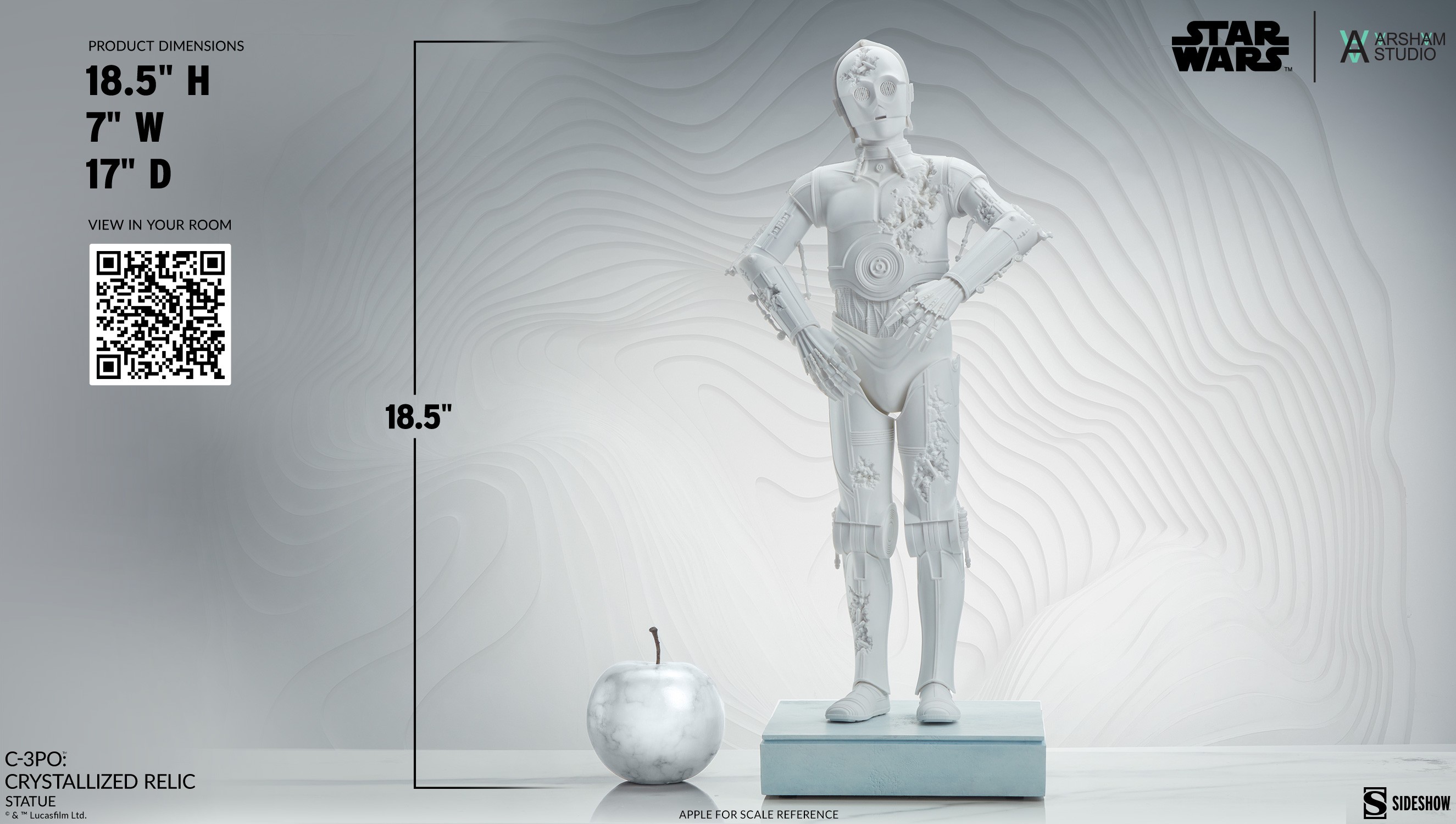 C-3PO™: Crystallized Relic Statue by Sideshow Collectibles | Sideshow ...