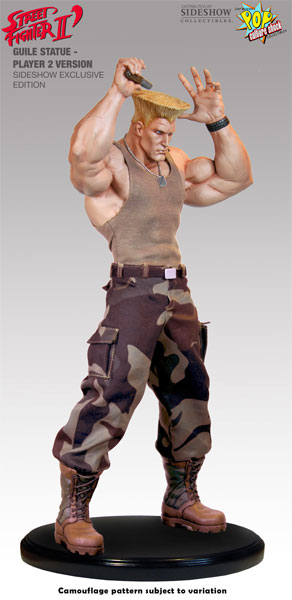 Street Fighter Guile Mixed Media Statue by Pop Culture Shock | Sideshow ...