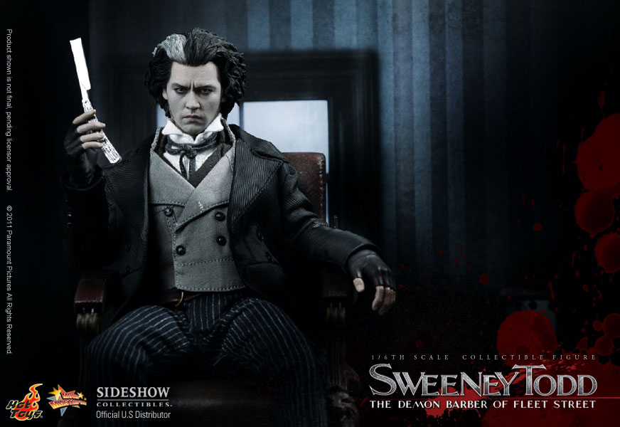 Sweeney Todd Sweeney Todd Sixth Scale Figure by Hot Toys | Sideshow ...