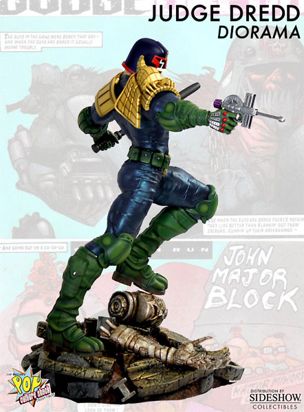 2000 AD Judge Dredd Diorama by Pop Culture Shock | Sideshow Collectibles