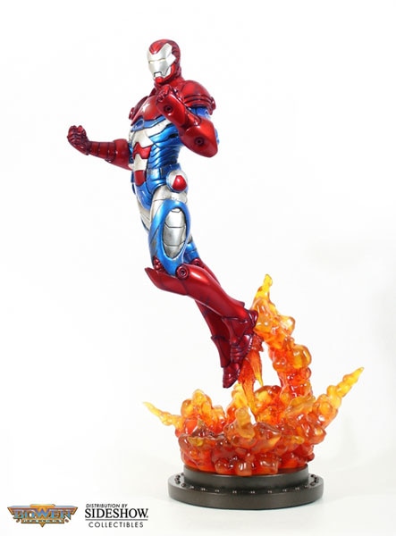 Marvel Iron Patriot Polystone Statue by Bowen Designs | Sideshow ...
