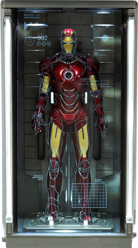 Marvel Hall of Armor (Single Piece) Sixth Scale Figure Envir | Sideshow ...