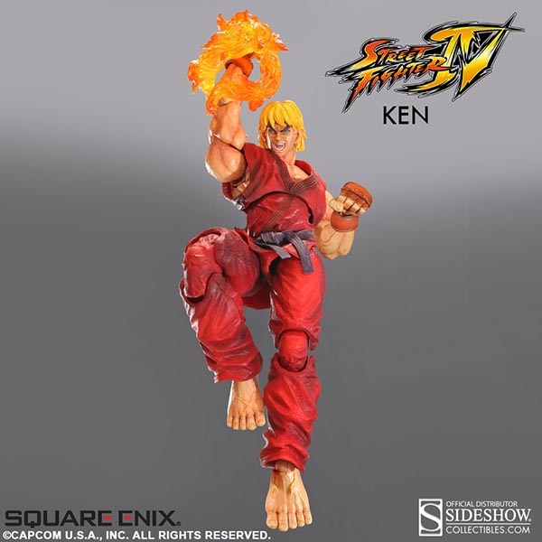 Street Fighter Ken Masters Collectible Figure by Square Enix | Sideshow ...