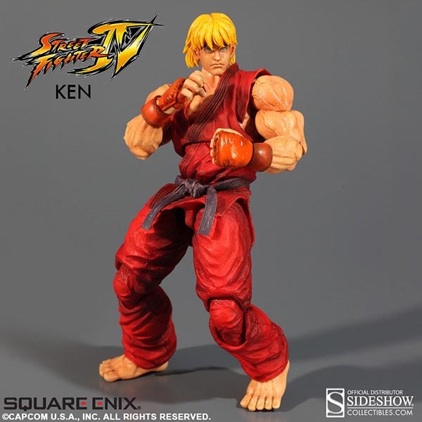 Street Fighter Ken Masters Collectible Figure by Square Enix | Sideshow ...