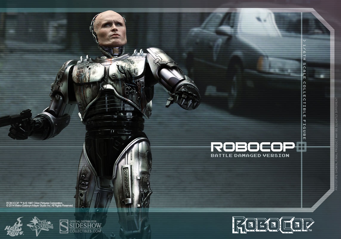 Robocop Robocop Battle Damaged Version & Alex Murphy Sixth S | Sideshow ...