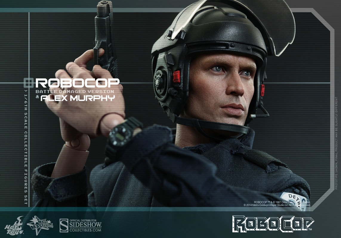 Robocop Robocop Battle Damaged Version & Alex Murphy Sixth S | Sideshow ...