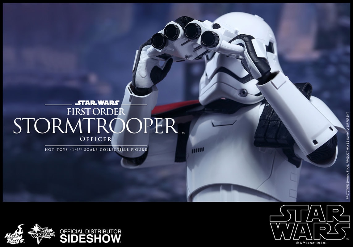 Star Wars First Order Stormtrooper Officer Sixth Scale Figur | Sideshow ...