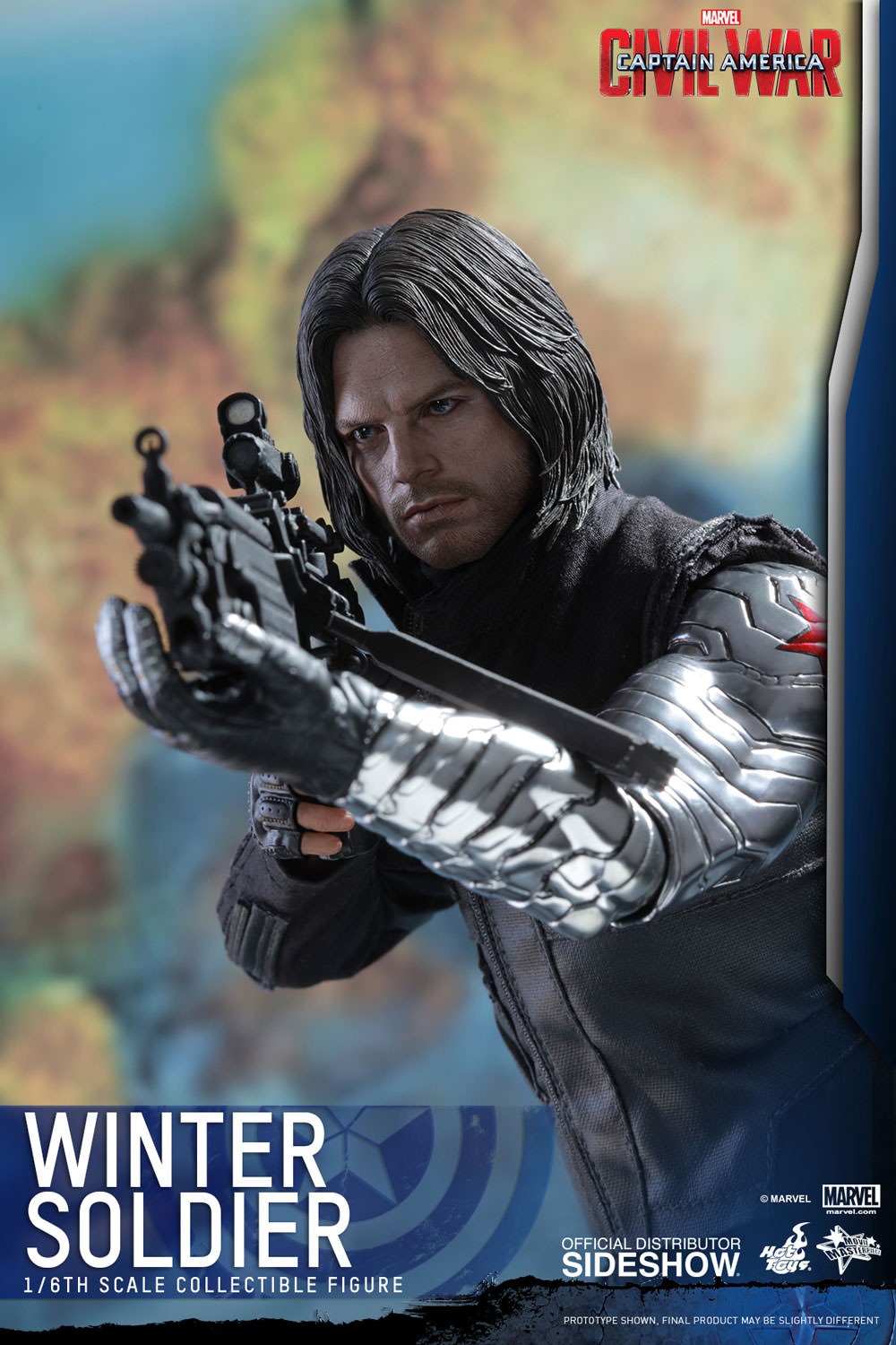 Marvel Winter Soldier Sixth Scale Figure by Hot Toys | Sideshow ...
