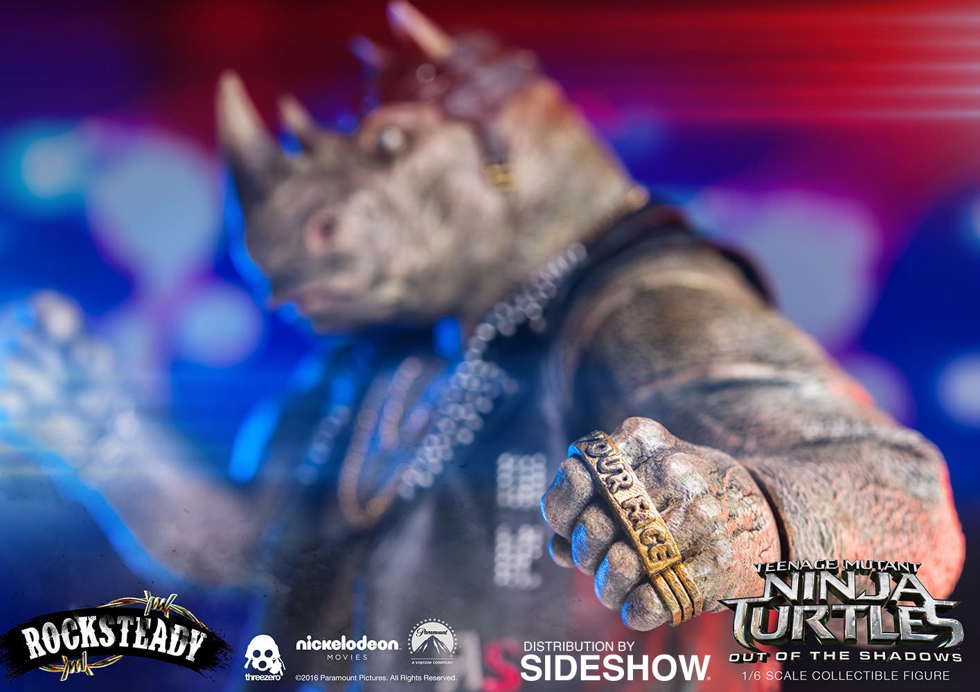 TMNT Rocksteady Sixth Scale Figure by Threezero | Sideshow Collectibles