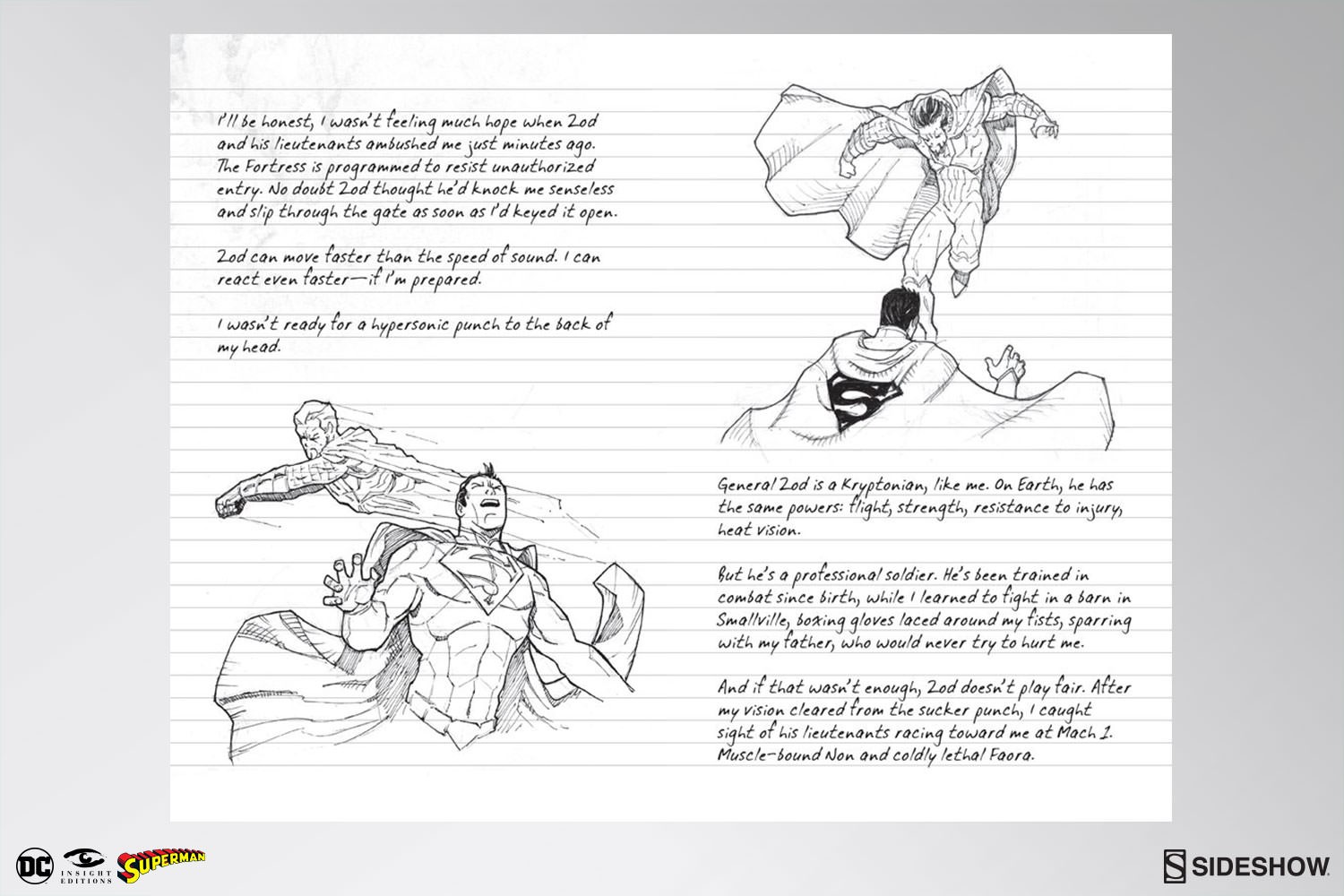 DC Comics Superman Hardcover Ruled Journal Book by Insight E | Sideshow ...