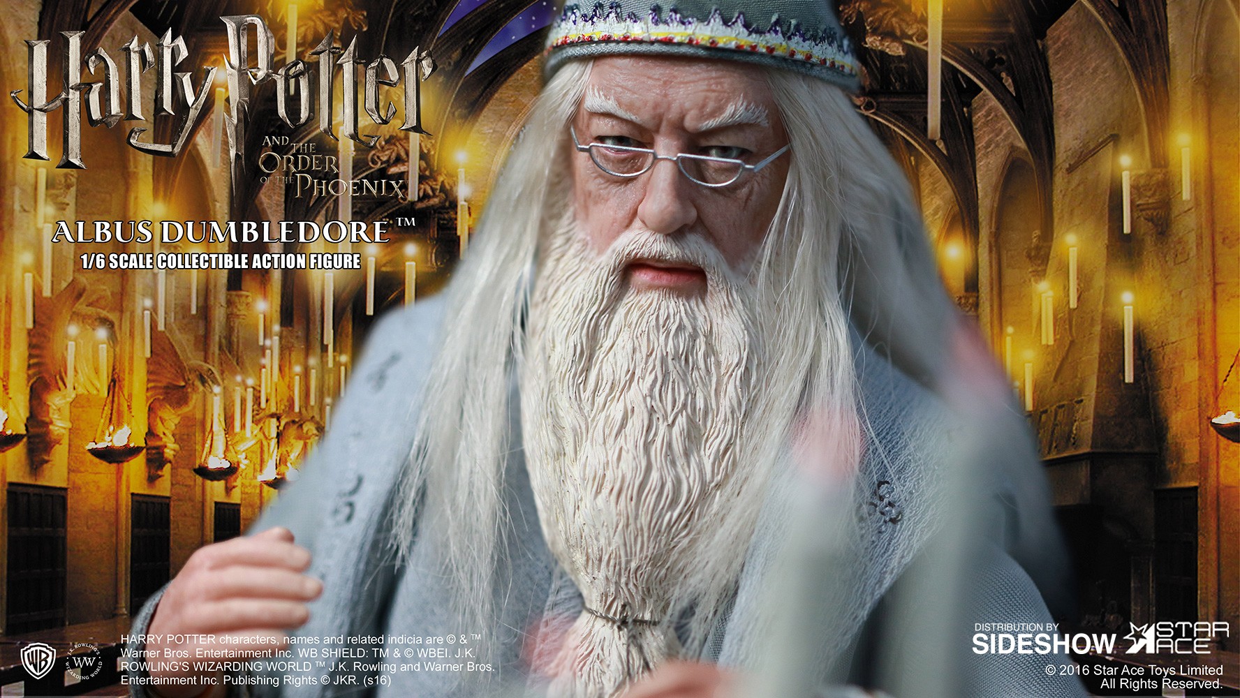 Harry Potter Albus Dumbledore II Sixth Scale Figure by Star | Sideshow ...
