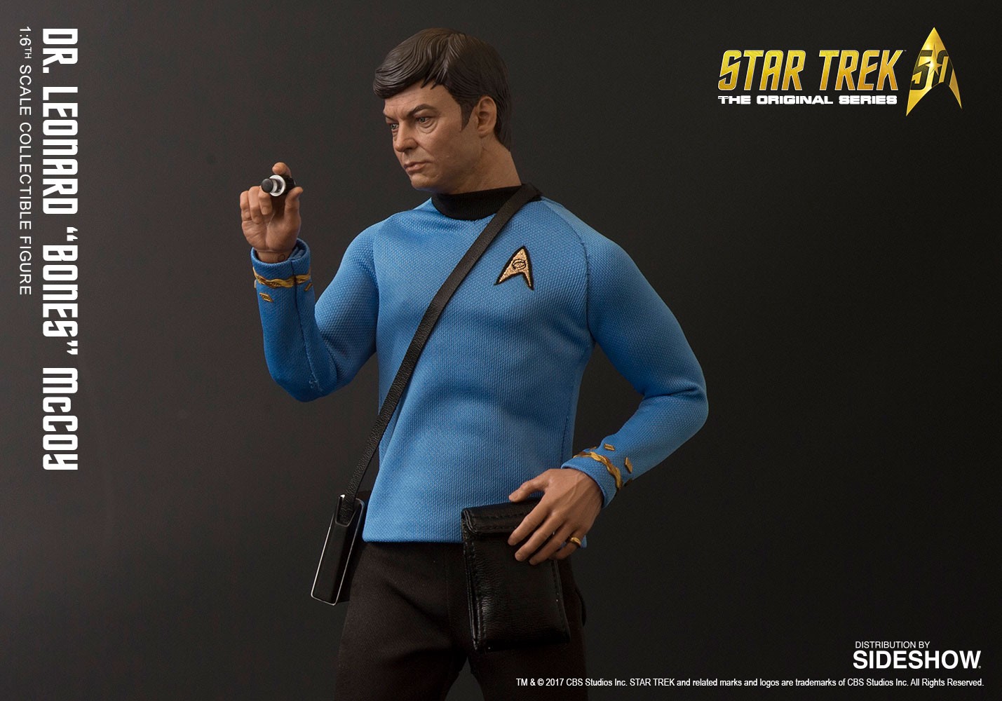 Star Trek Dr Leonard Bones McCoy Sixth Scale Figure by Quant | Sideshow ...
