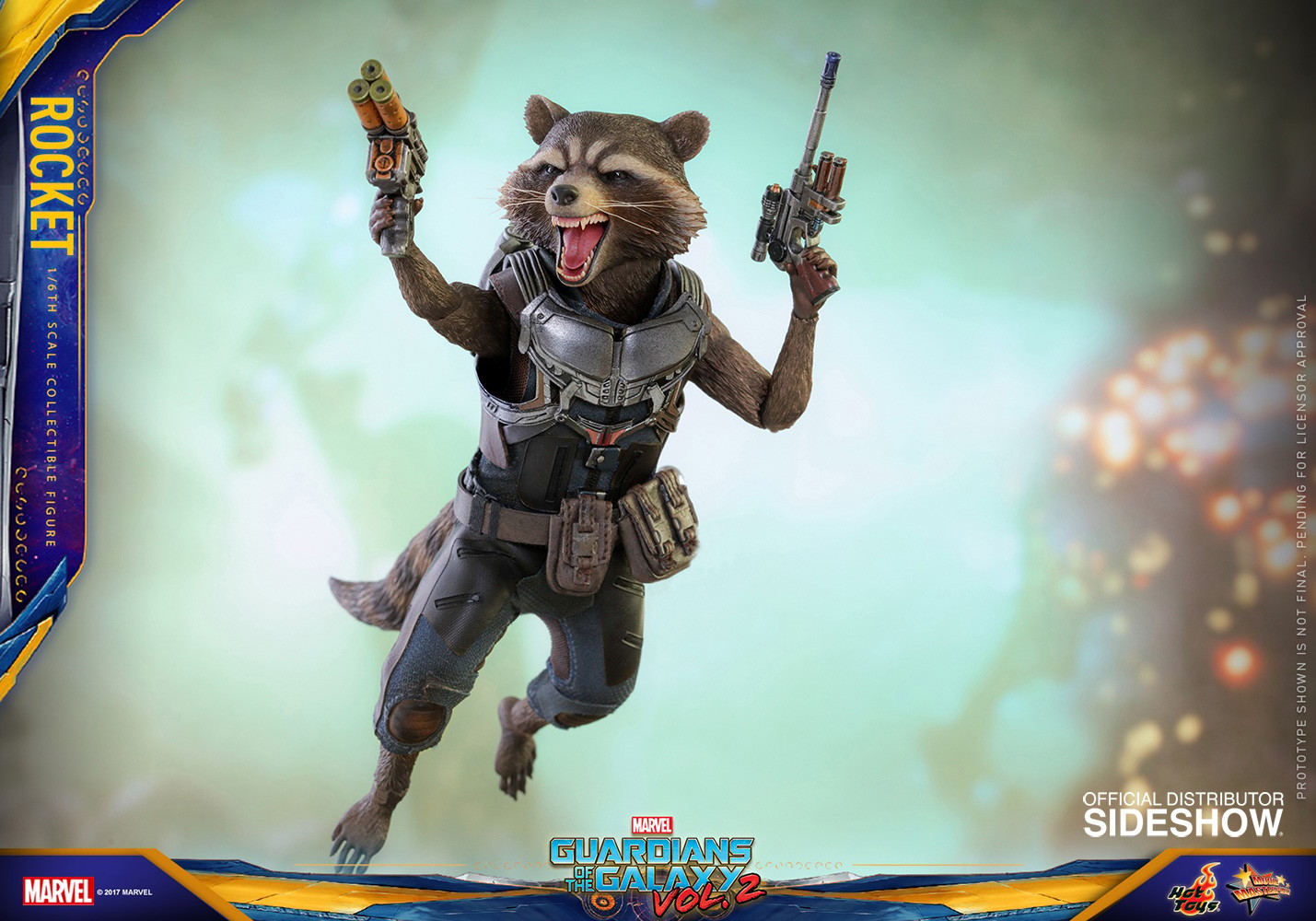 Marvel Rocket Sixth Scale Figure by Hot Toys | Sideshow Collectibles