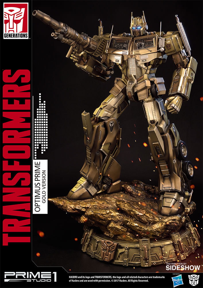 Transformers Optimus Prime Gold Version - Transformers Gener | Sideshow ...