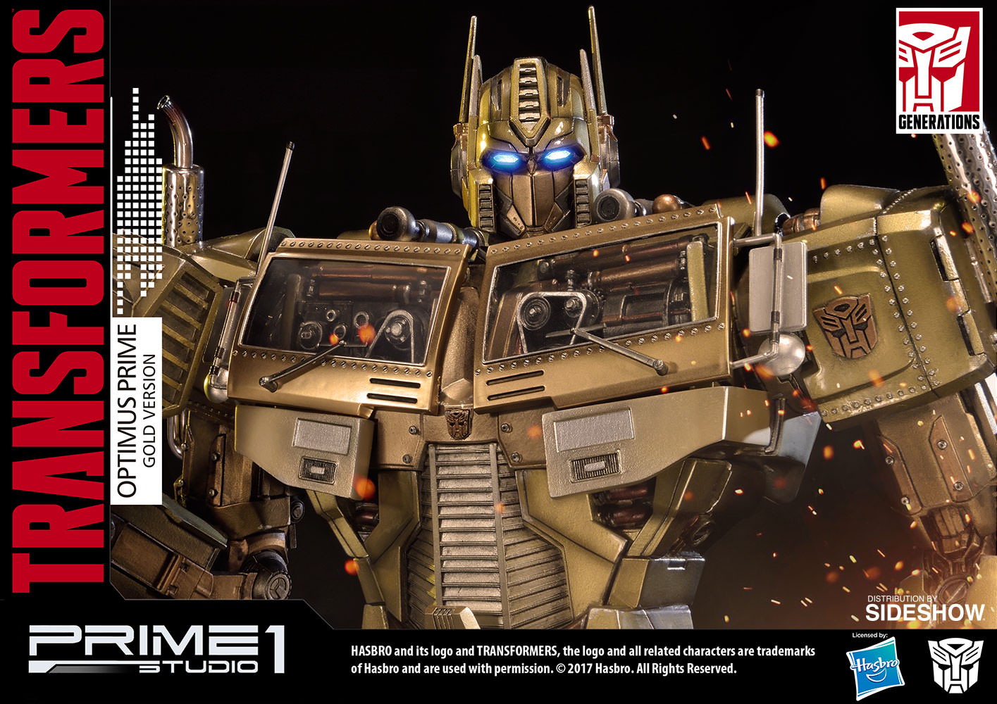 Transformers Optimus Prime Gold Version - Transformers Gener | Sideshow ...