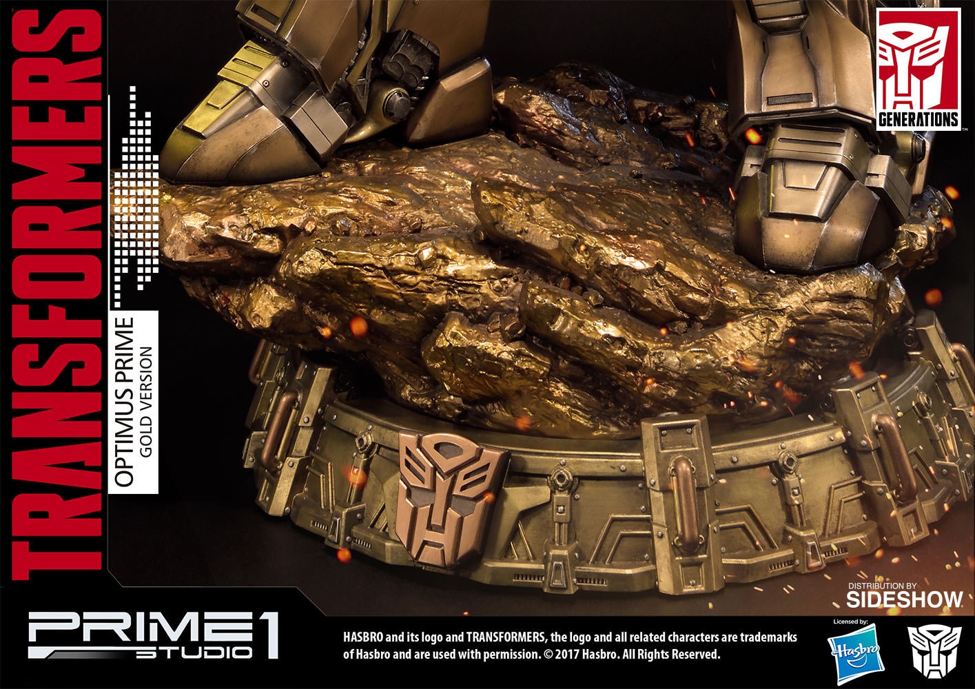 Transformers Optimus Prime Gold Version - Transformers Gener | Sideshow ...