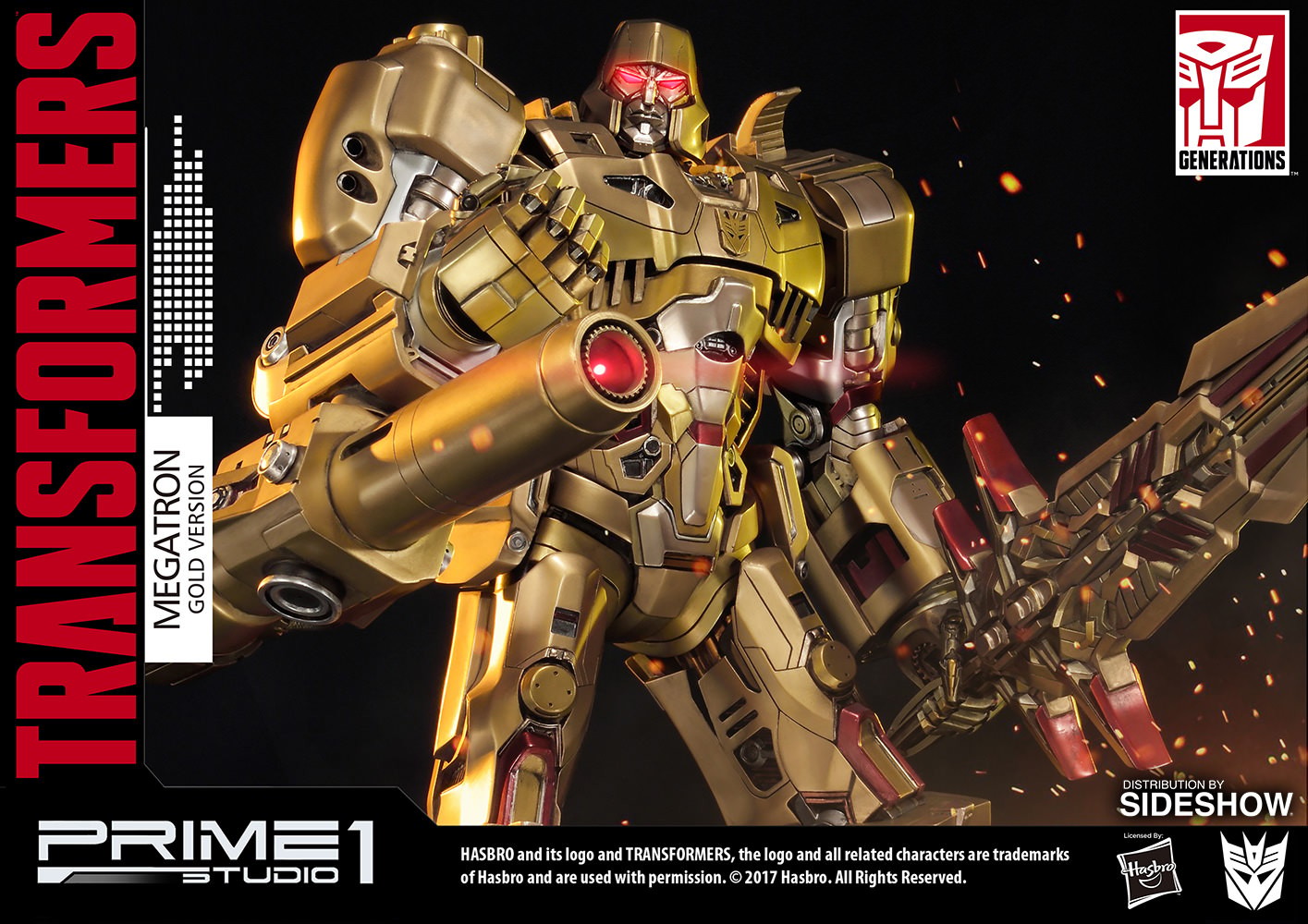 Transformers Megatron Gold Edition - Transformers Generation | Sideshow ...