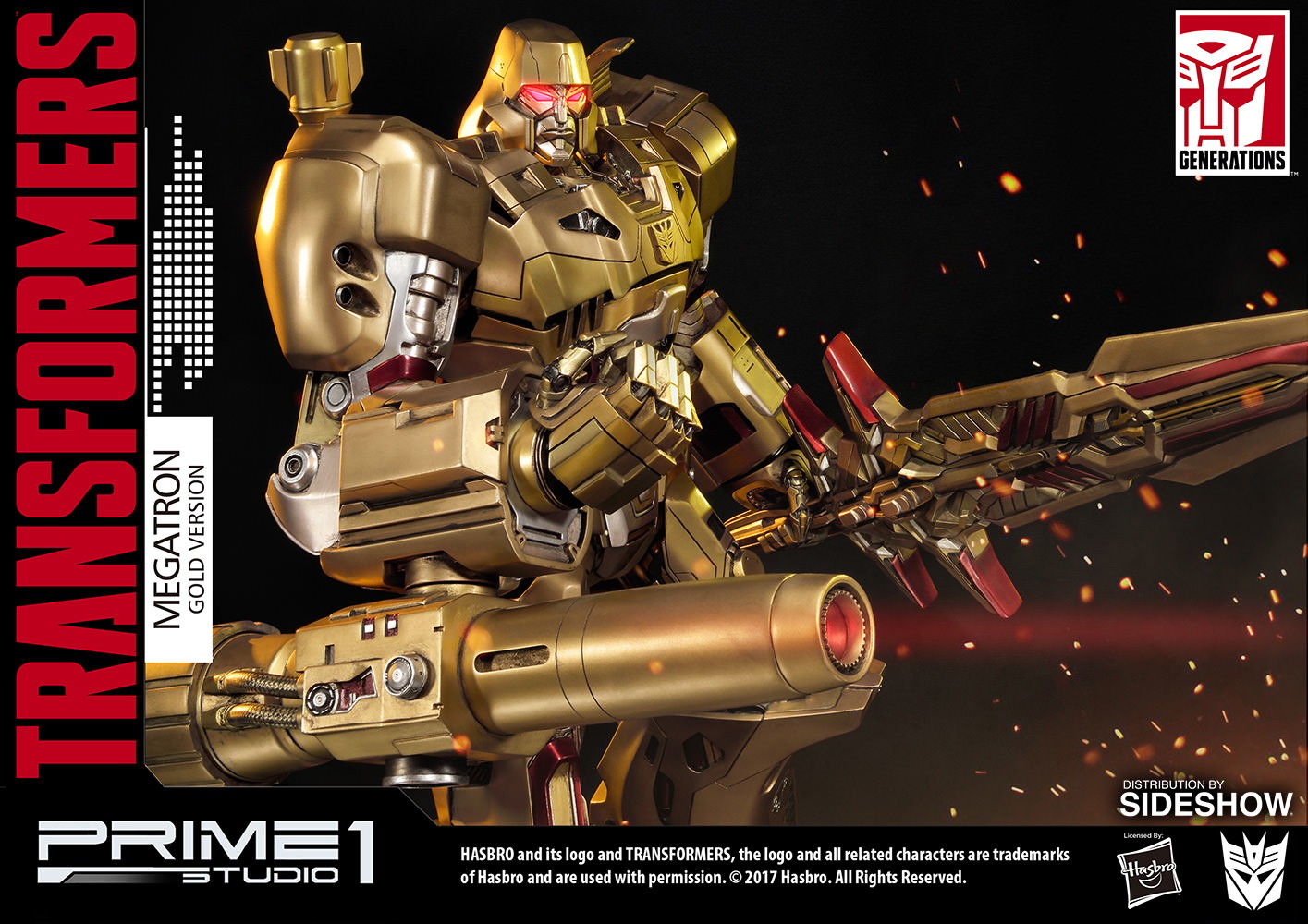 Transformers Megatron Gold Edition - Transformers Generation | Sideshow ...