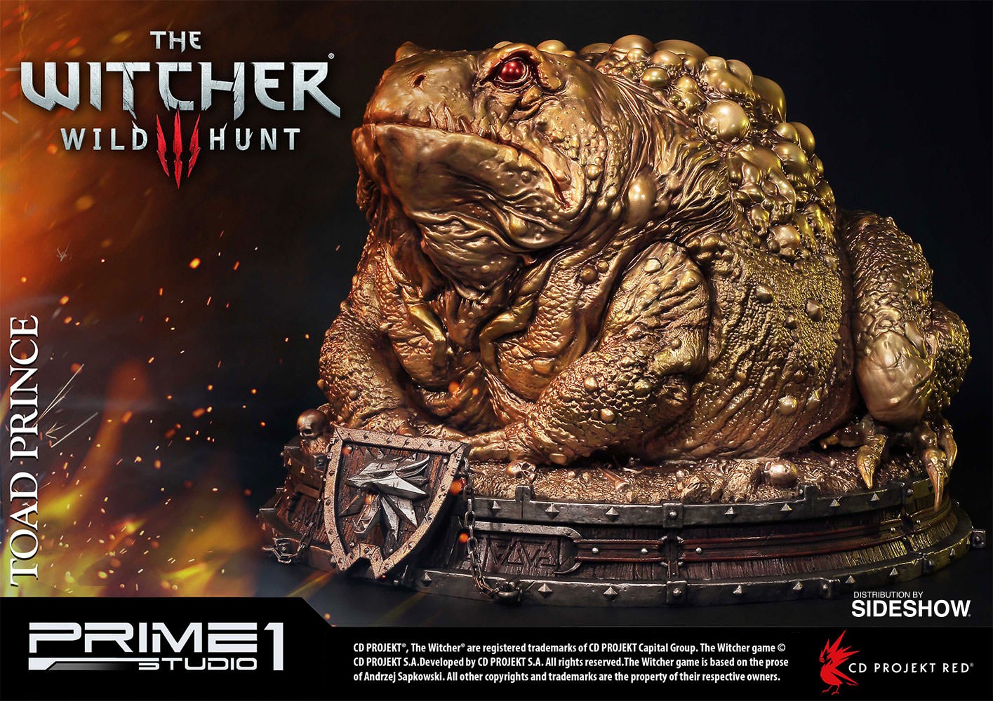 The Witcher 3: Wild Hunt Toad Prince of Oxenfurt Gold Versio | Sideshow ...