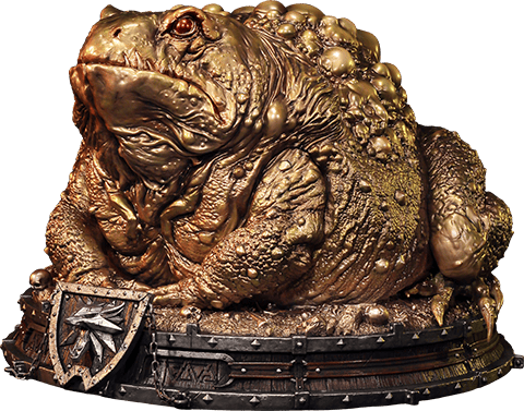 The Witcher 3: Wild Hunt Toad Prince of Oxenfurt Gold Versio | Sideshow ...