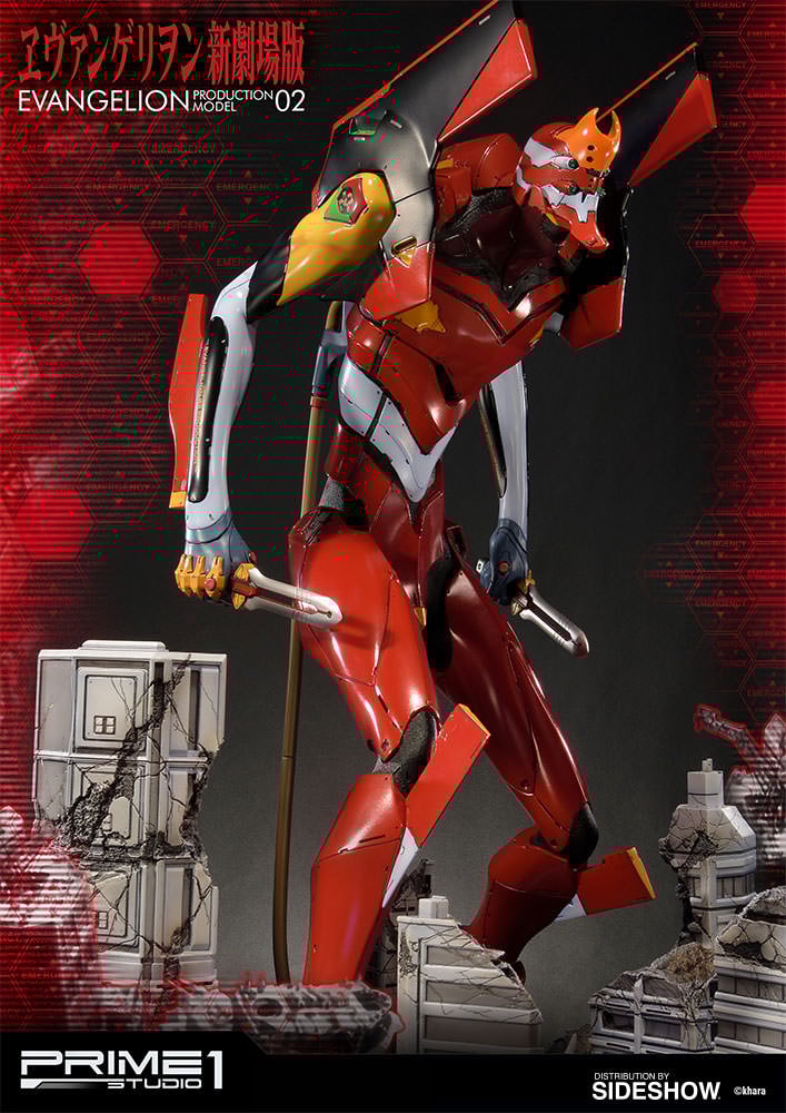 Neon Genesis Evangelion EVA Production Model-02 Statue by P | Sideshow ...