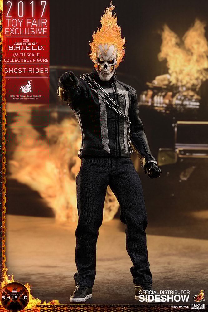 Marvel Ghost Rider Sixth Scale Figure by Hot Toys | Sideshow Collectibles