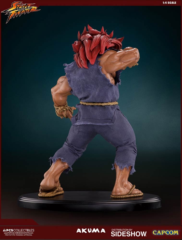 Street Fighter Akuma Statue by Pop Culture Shock | Sideshow Collectibles