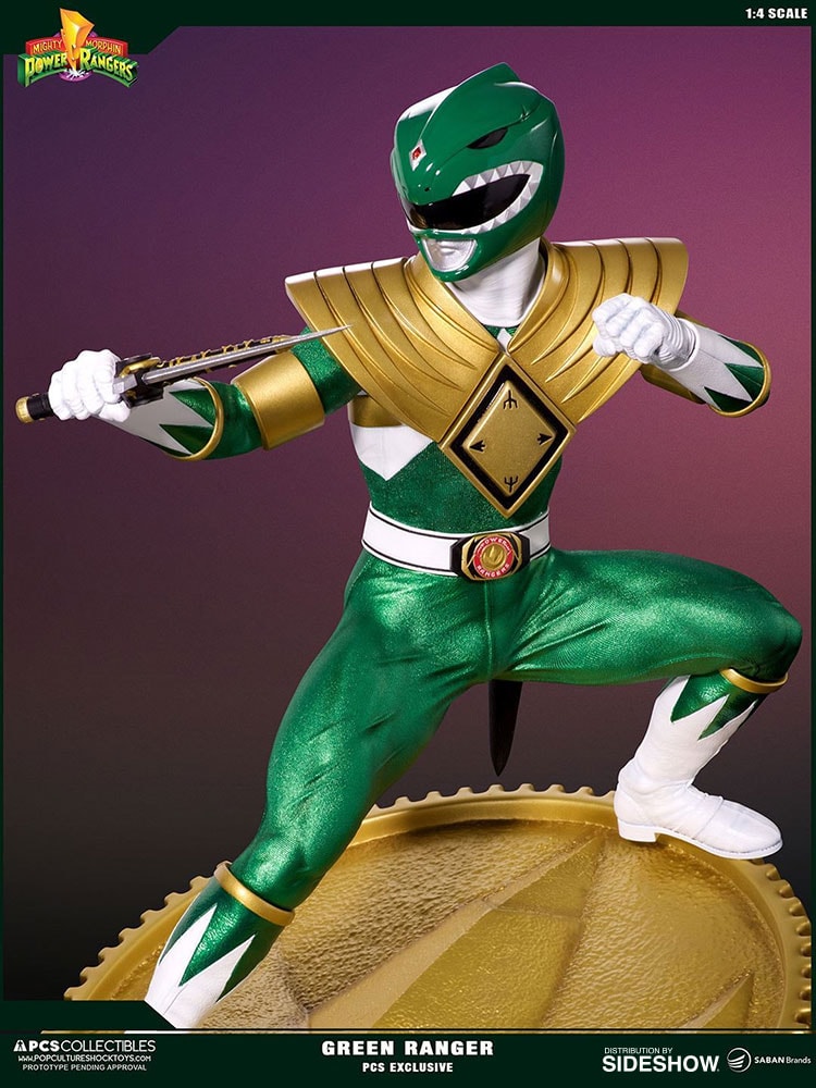Mighty Morphin Power Rangers Green Ranger Statue by Pop Cult | Sideshow ...