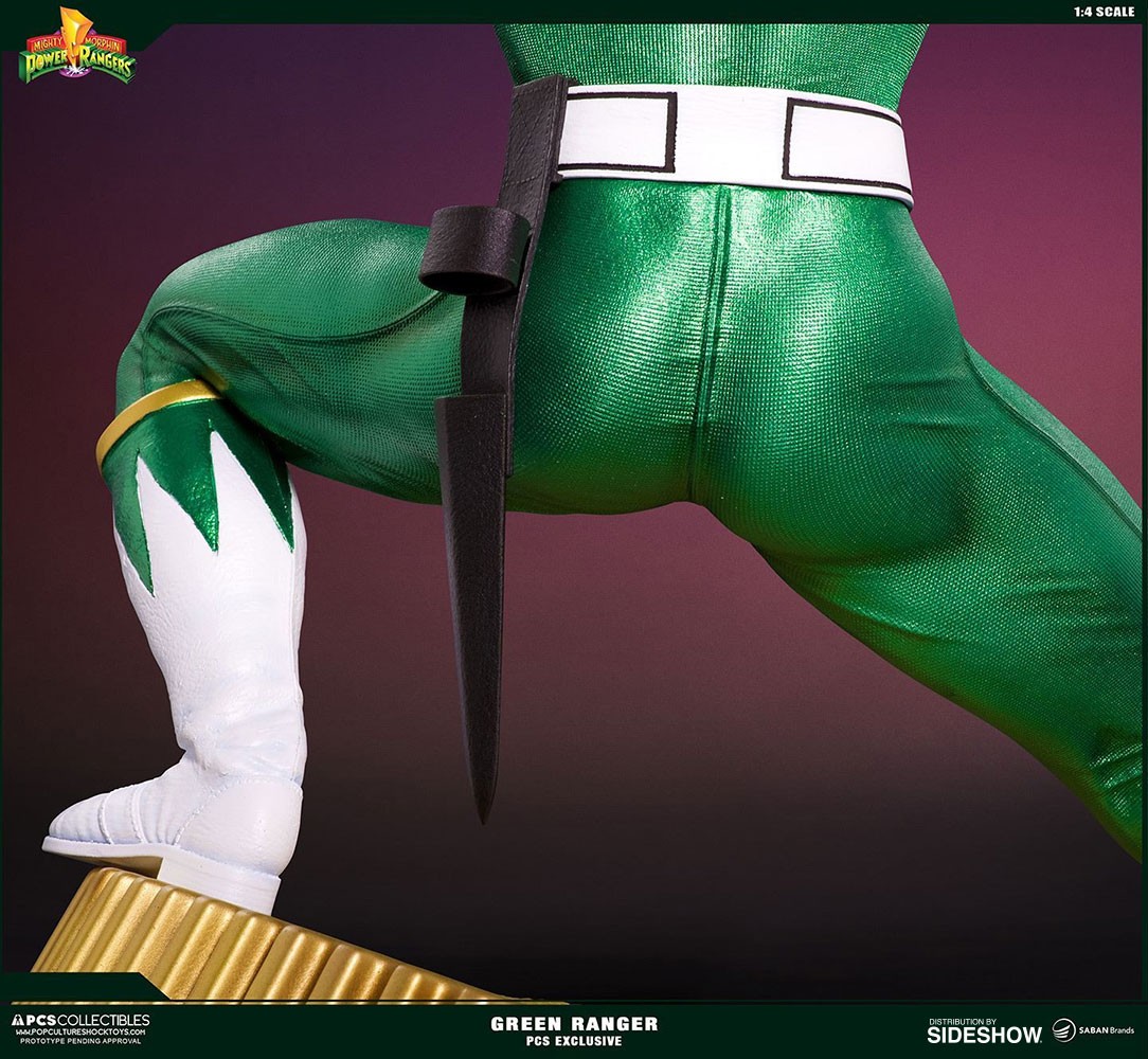 Mighty Morphin Power Rangers Green Ranger Statue by Pop Cult | Sideshow ...