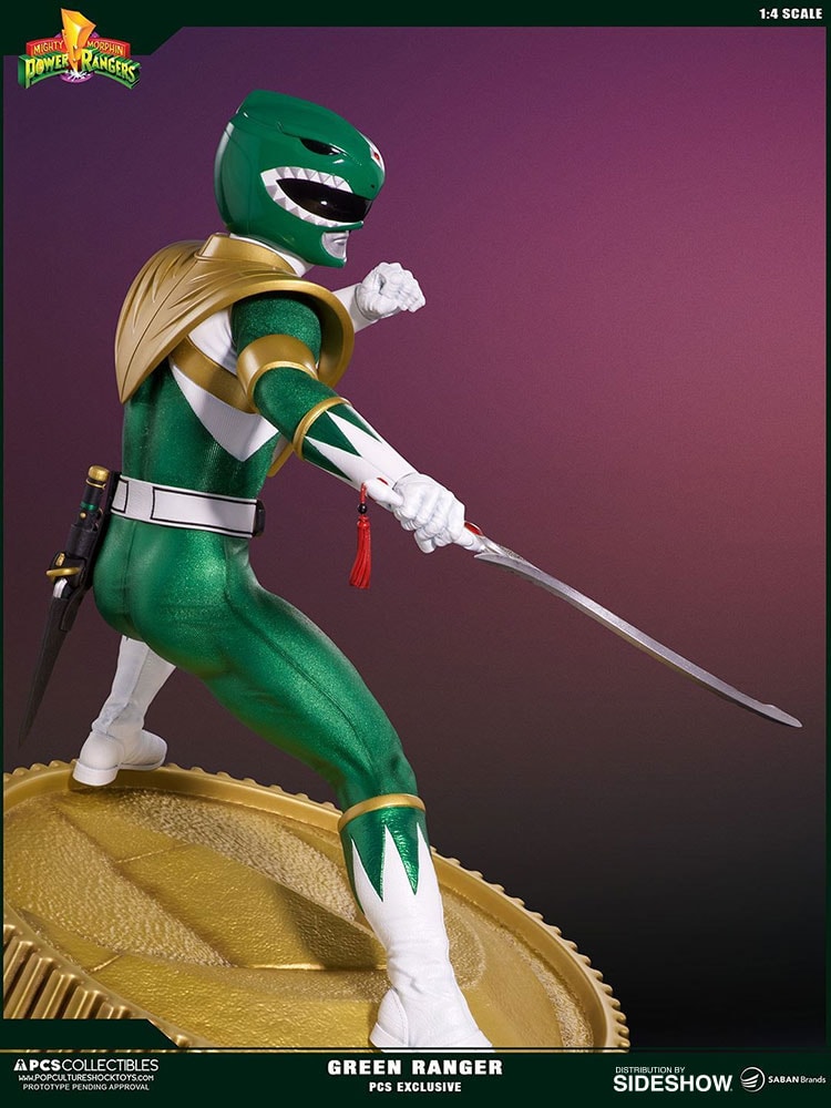 Mighty Morphin Power Rangers Green Ranger Statue by Pop Cult | Sideshow ...