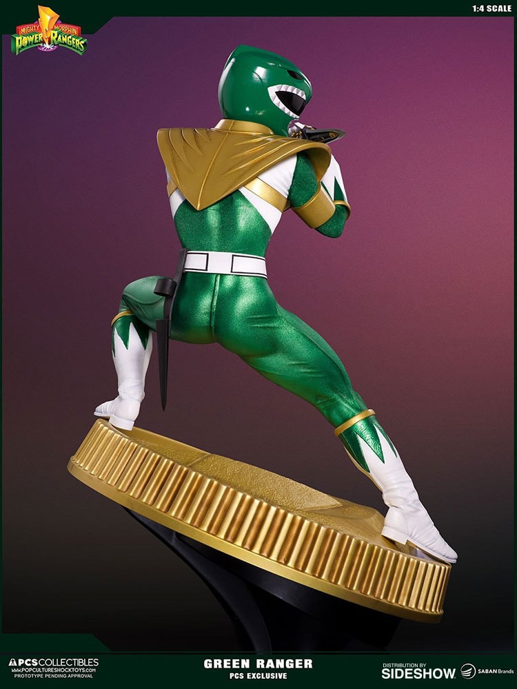 Mighty Morphin Power Rangers Green Ranger Statue by Pop Cult | Sideshow ...