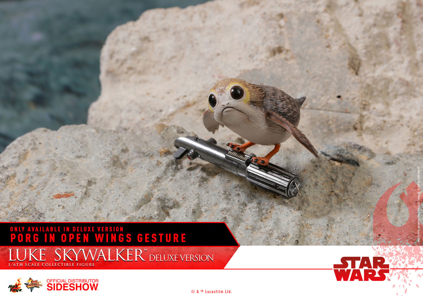 Star Wars Luke Skywalker Deluxe Version Sixth Scale Figure b | Sideshow ...