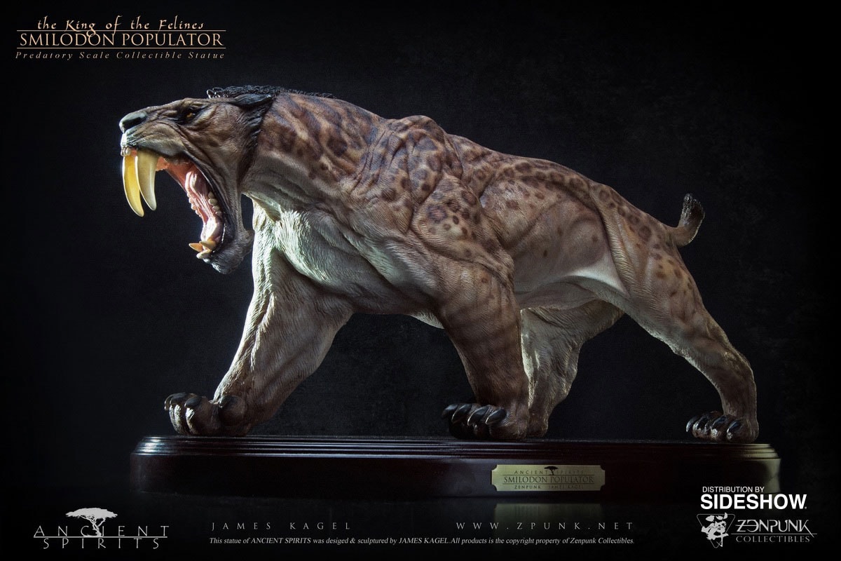 James Kagel Smilodon Populator Statue by Zenpunk Collectible | Sideshow ...