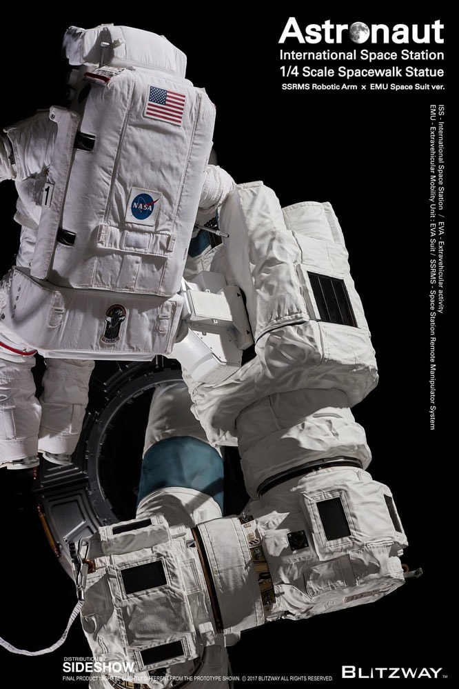 The Real Astronaut ISS EMU ver Quarter Scale Figure by Blitz | Sideshow ...
