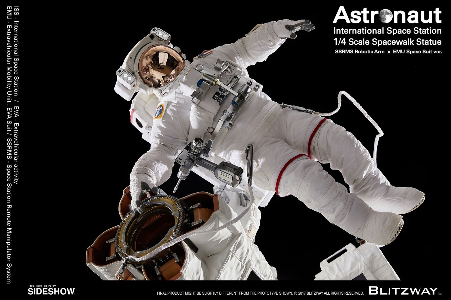 The Real Astronaut ISS EMU ver Quarter Scale Figure by Blitz | Sideshow ...