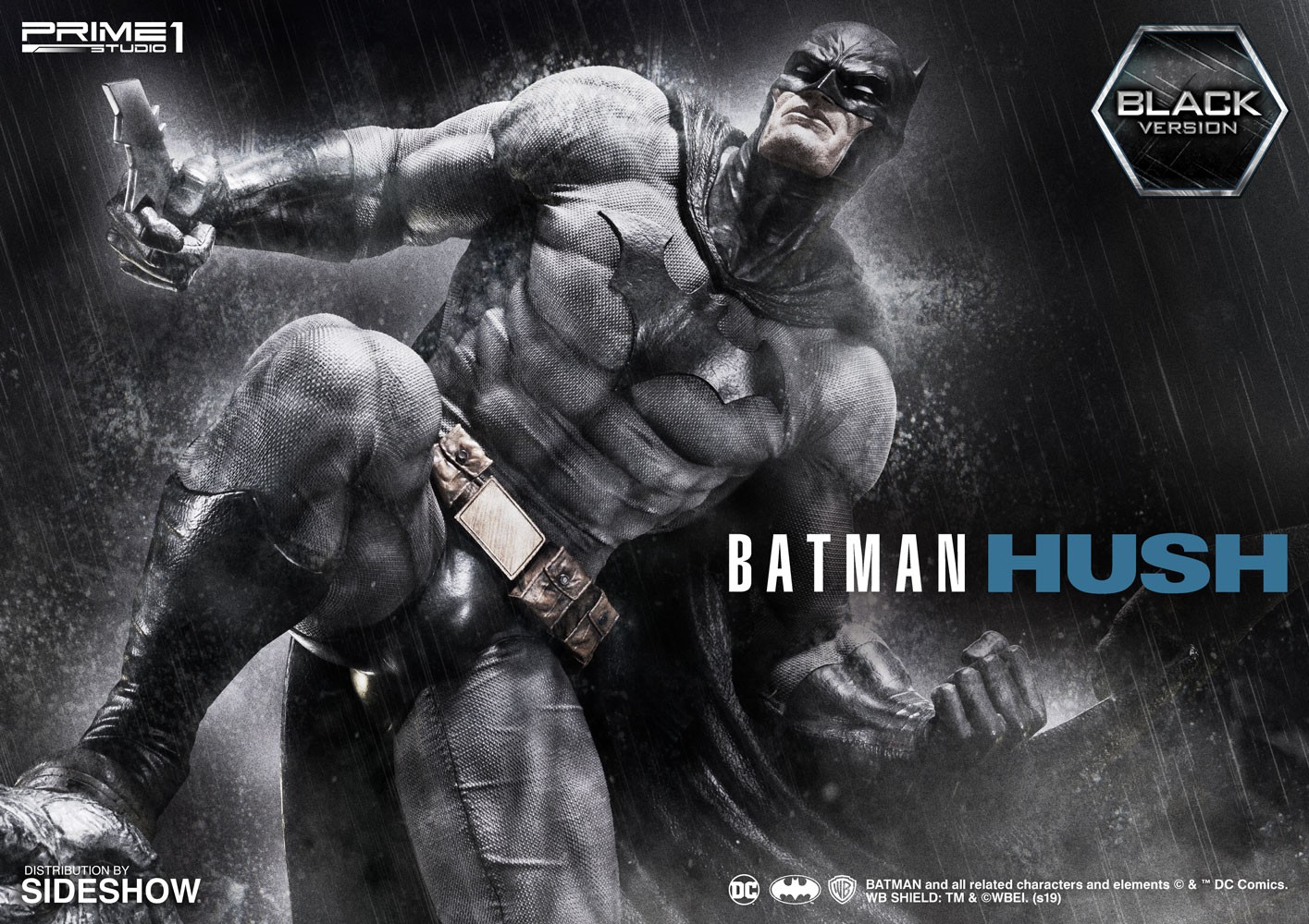Batman Black Version Statue | Sideshow Collectibles